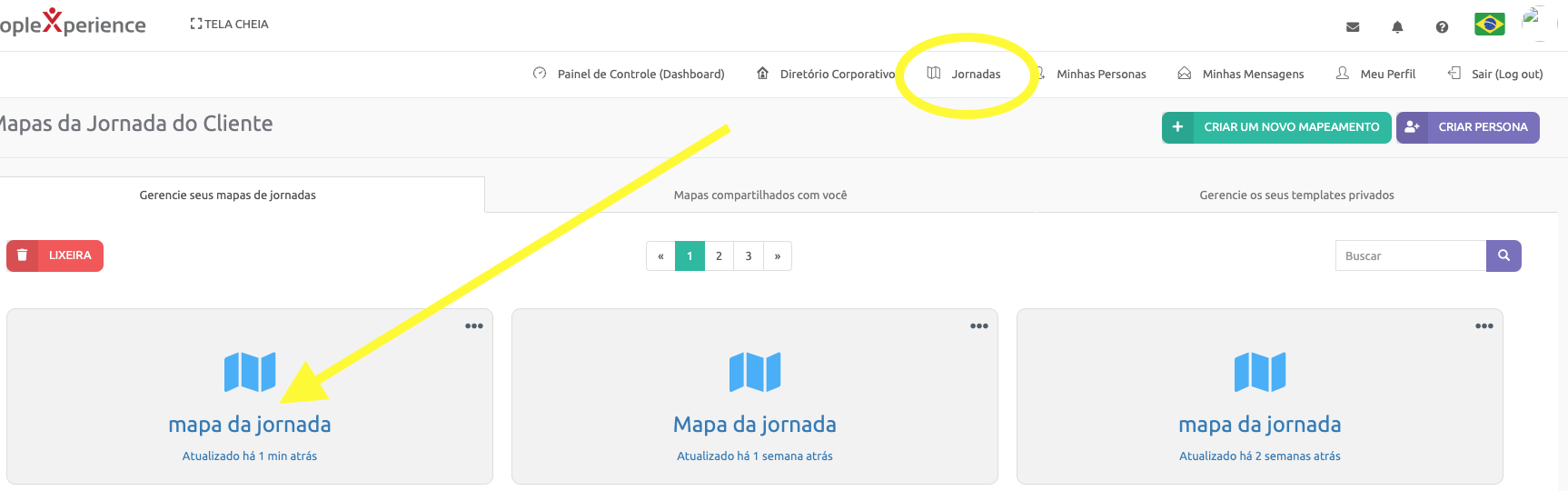 Como Duplicar Jornadas e Personas – Mapa da jornada do cliente Como Duplicar Jornadas e Personas – Mapa da jornada do cliente